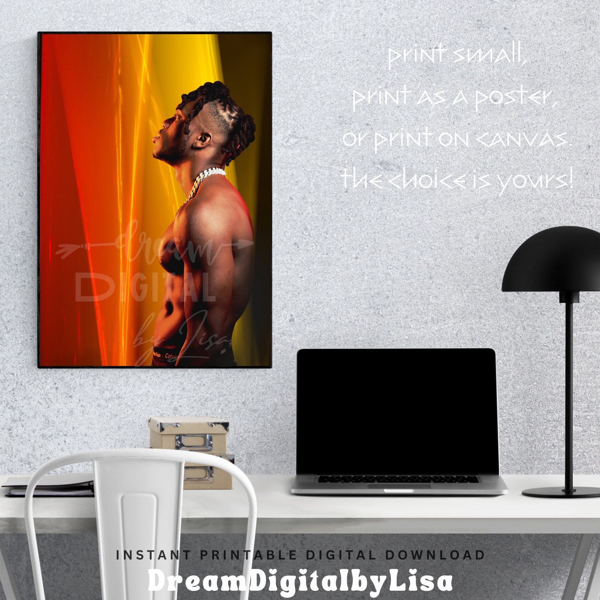 KSI Poster KSI Wall Art Printable Music Poster Youtuber - Etsy