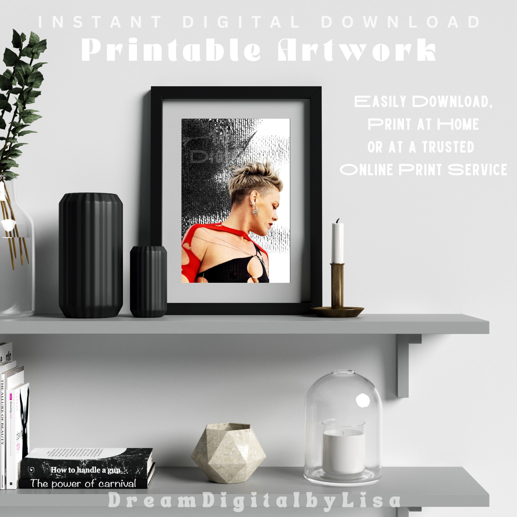 Pnk Poster Pnk Printable Wall Art Pnk Print Instant - Etsy