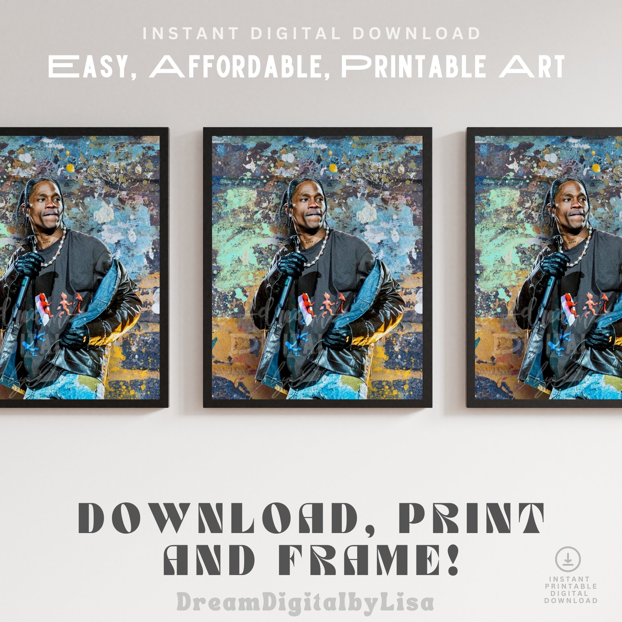 Travis Scott Poster sold by Tired Clinician | SKU 40387528 | Printerval