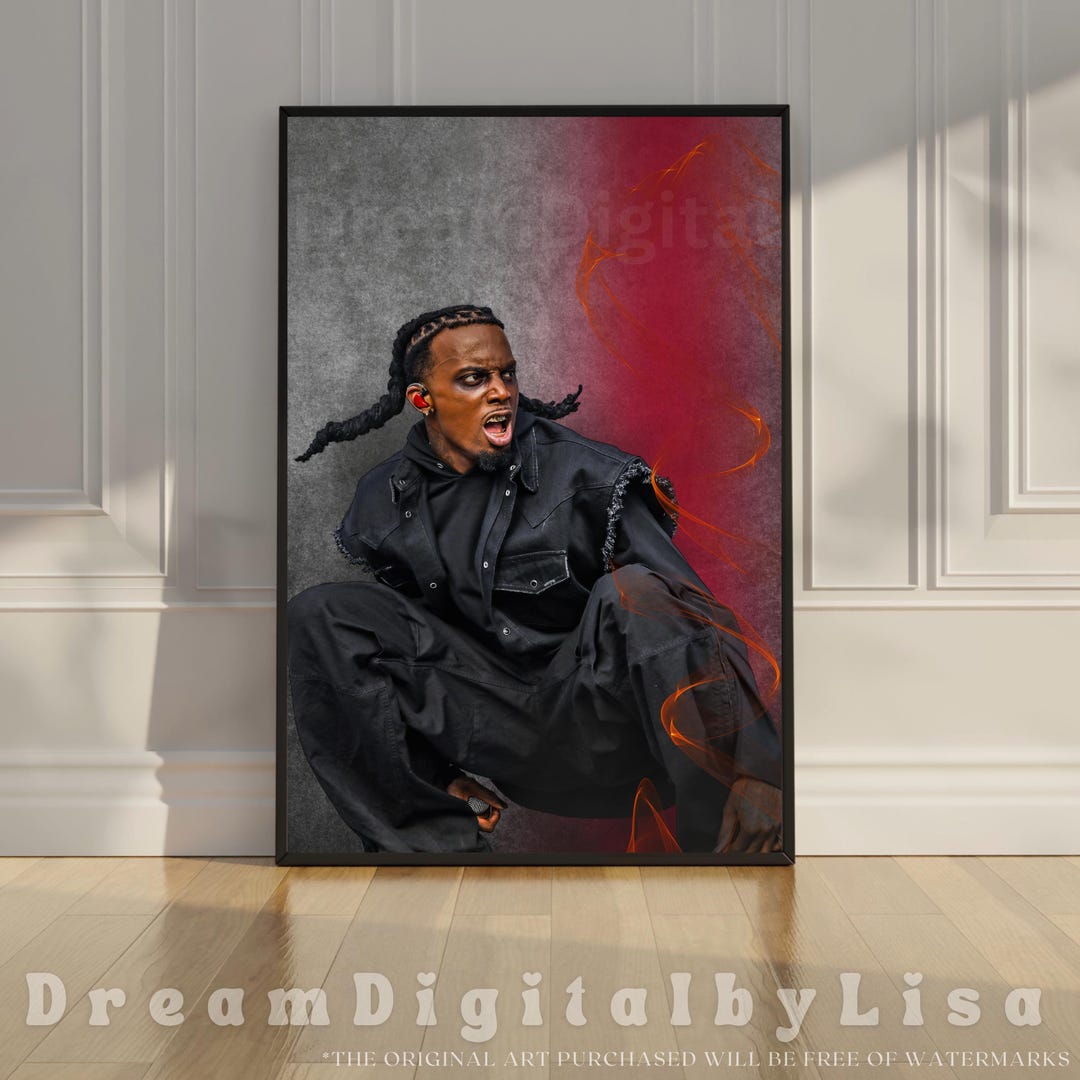 Playboi Carti Poster, Printable Playboi Carti Wall Print, Rap Artist ...