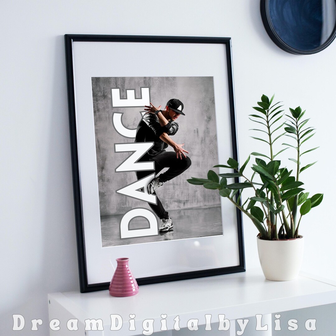 Dance Print Hip Hop Poster Hip Hop Dance Printable Design - Etsy