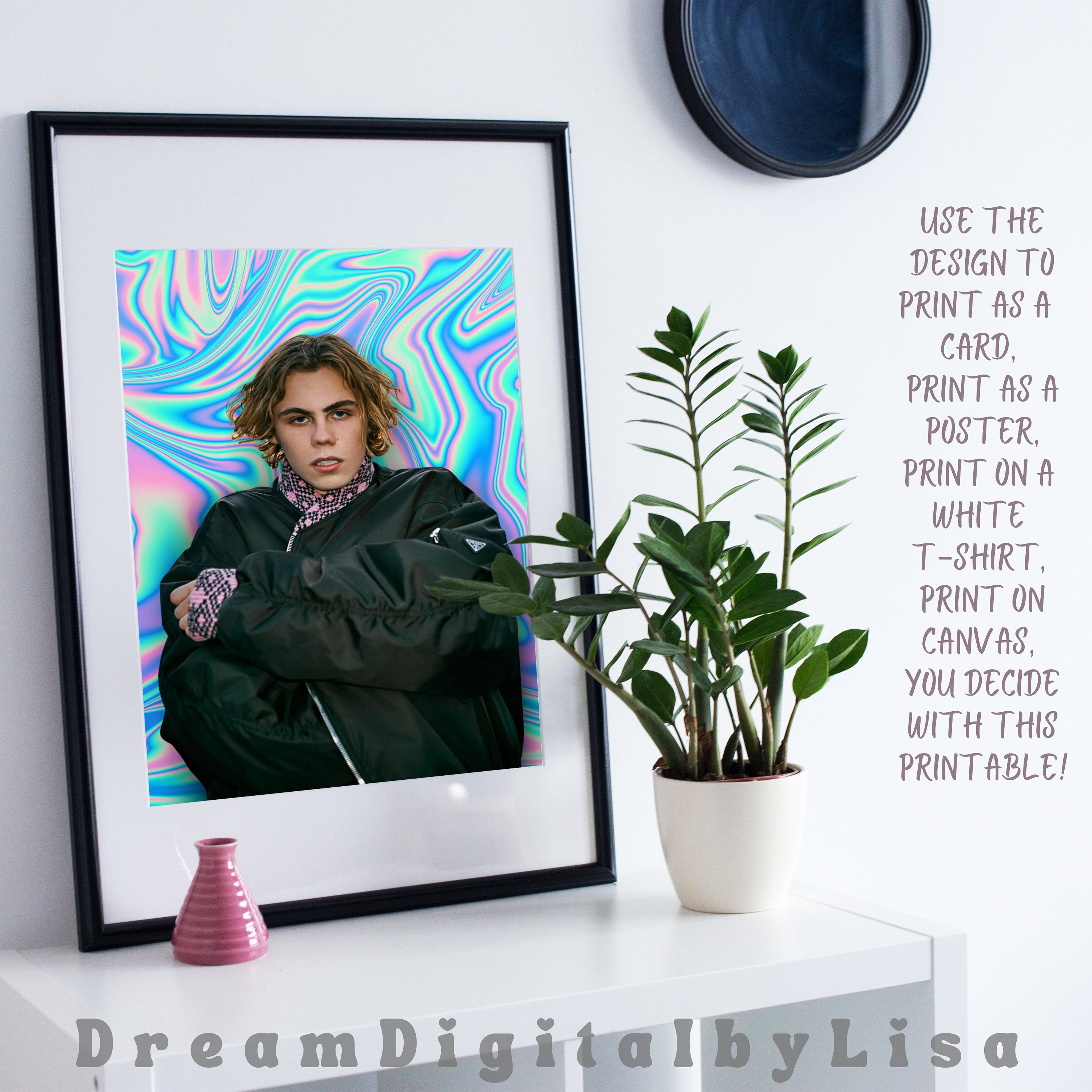 The Kid Laroi Printable Poster the Kid Laroi Gift Holographic Print ...