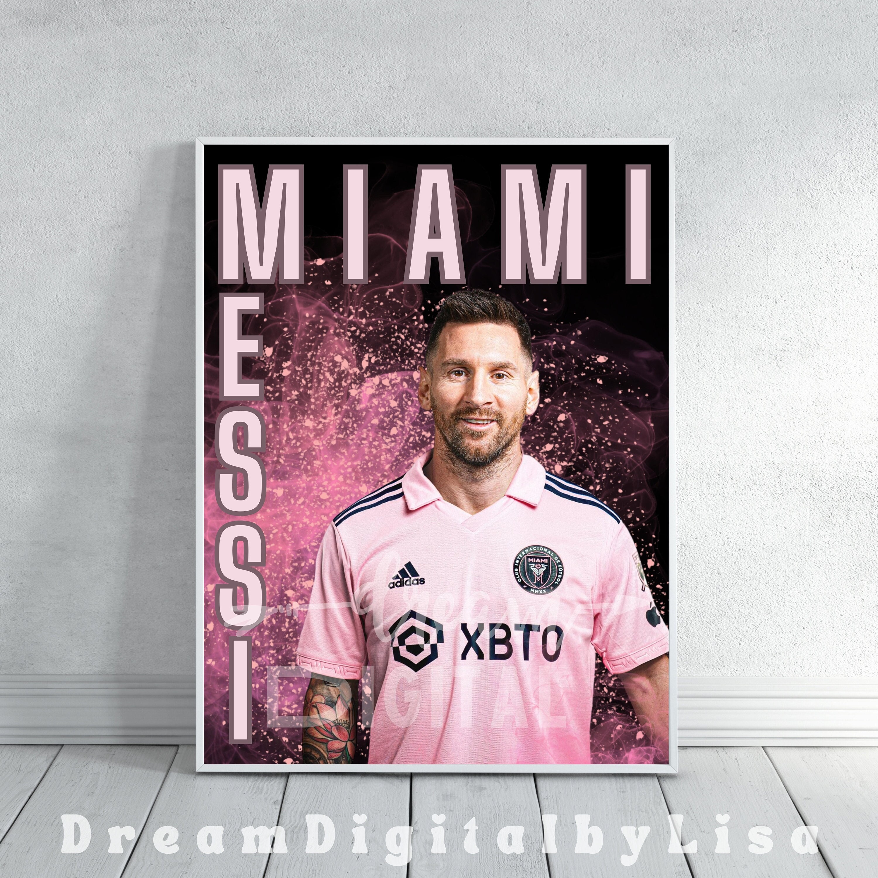 Messi Miami DIGITAL DOWNLOAD Lionel Messi Printable Messi - Etsy