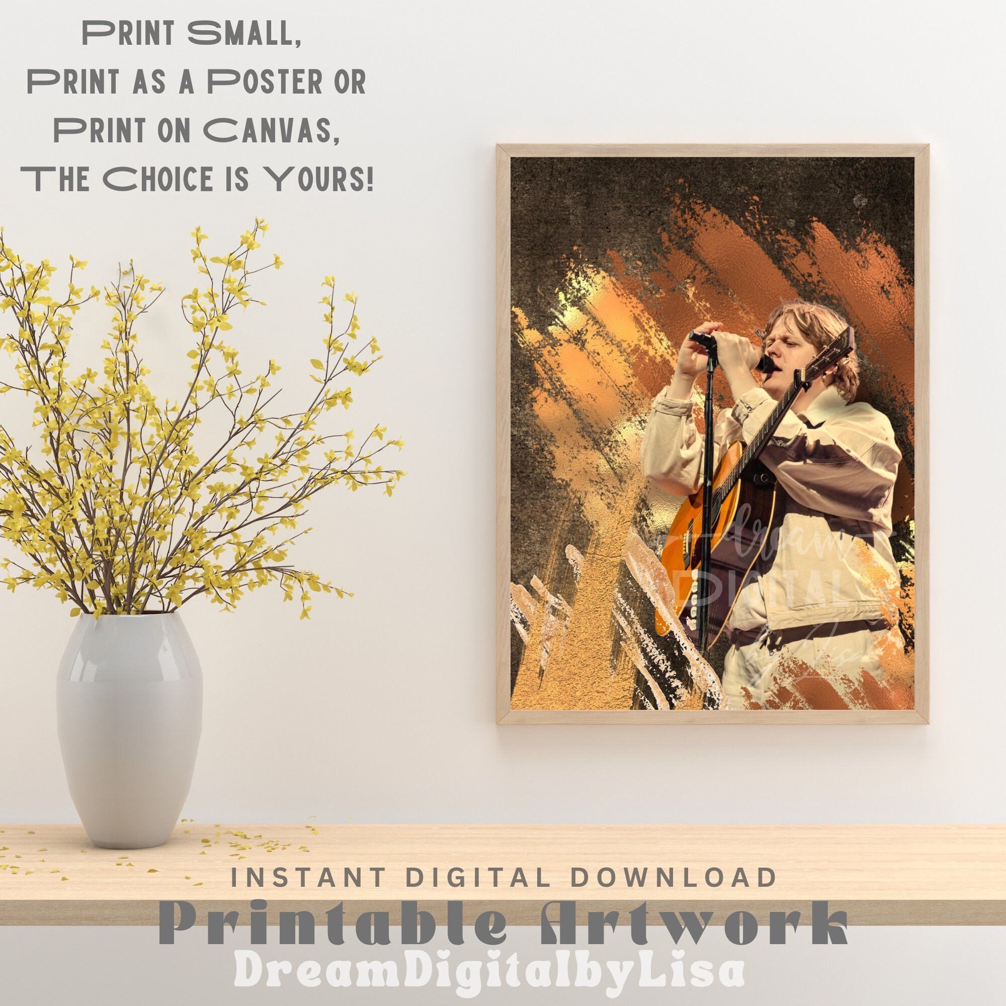 LEWIS CAPALDI Poster Digital Print, Instant Download, Printable Wall ...