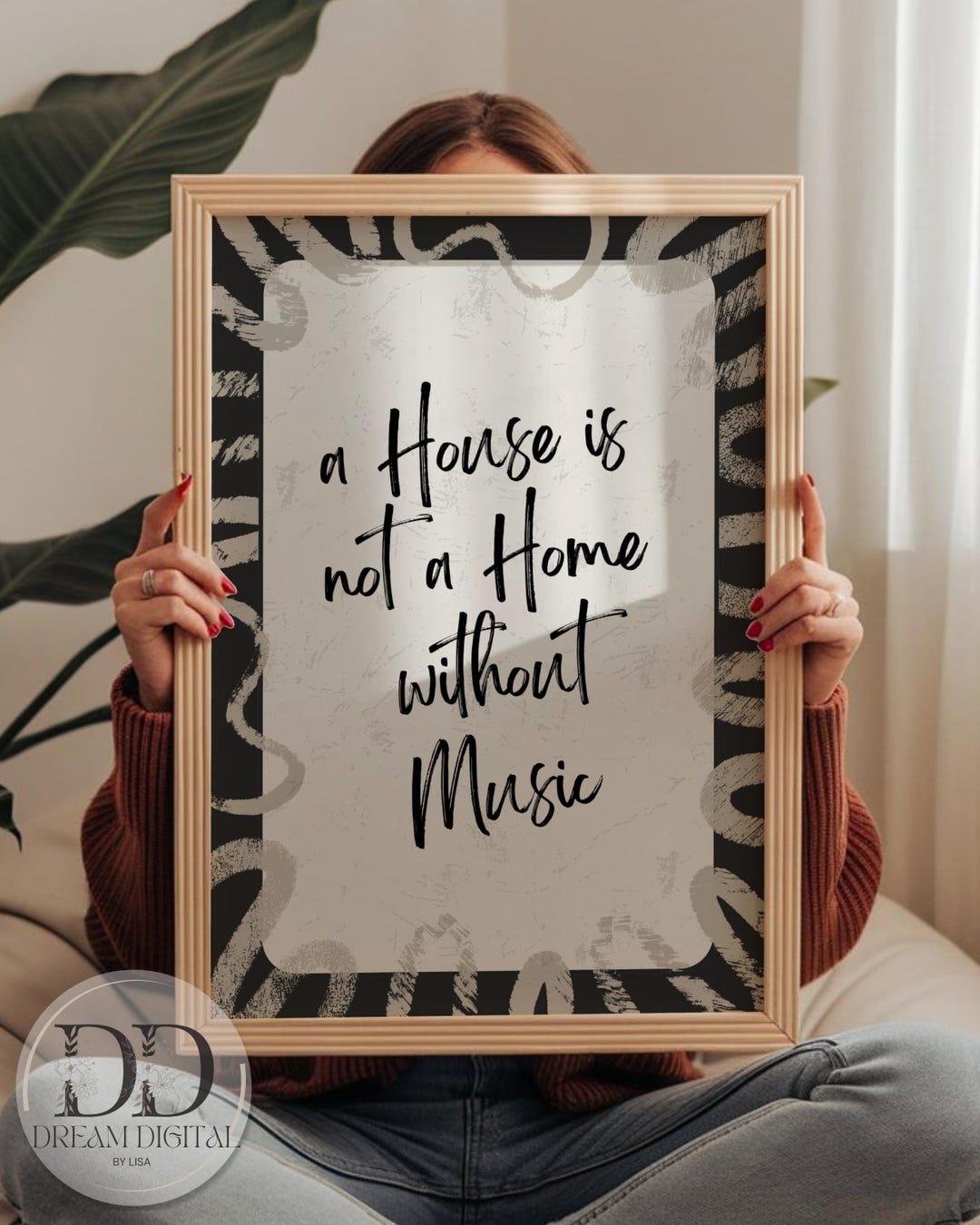Music Quote Poster, Handwritten Note Design (digital Download) - Etsy