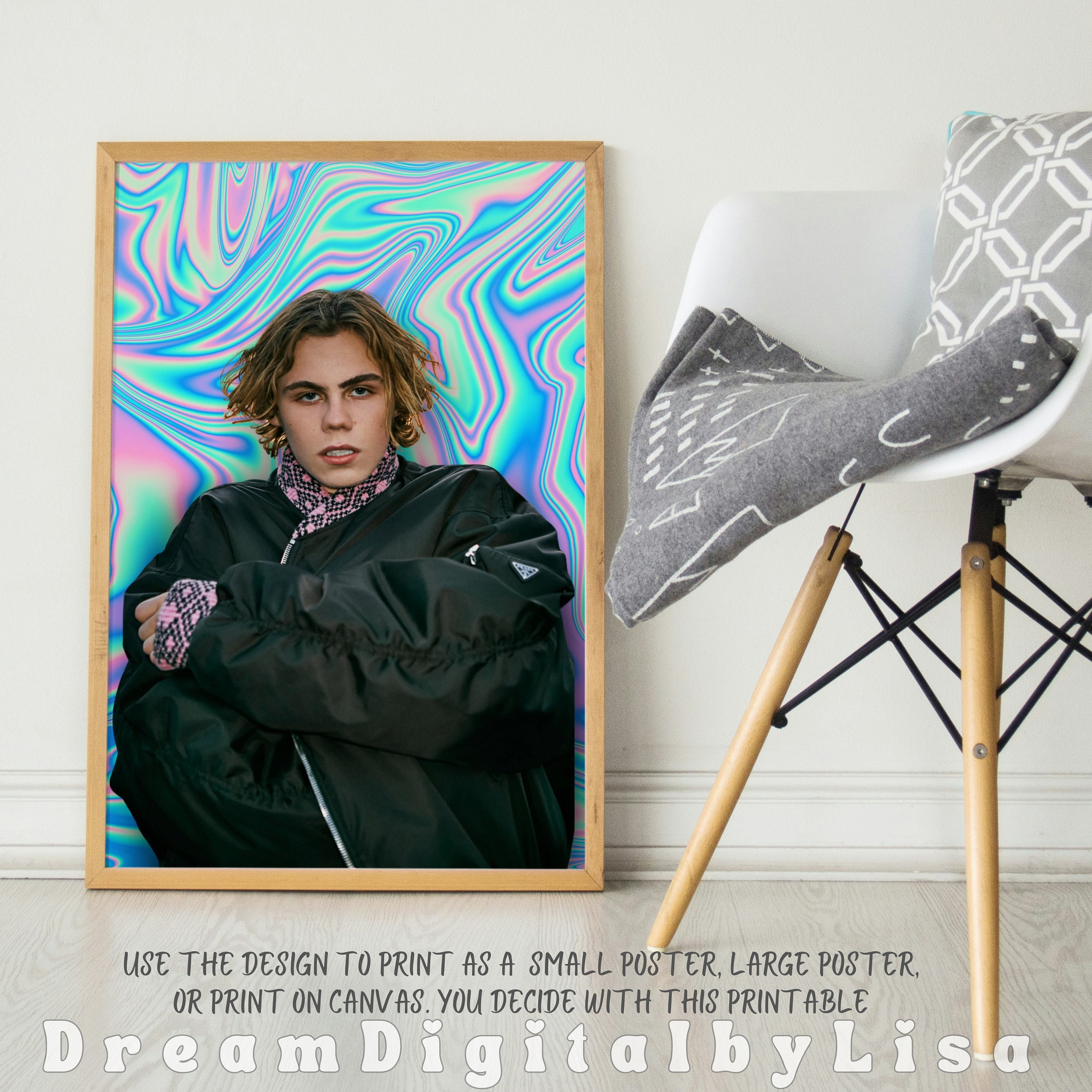 The Kid Laroi Printable Poster the Kid Laroi Gift Holographic Print ...