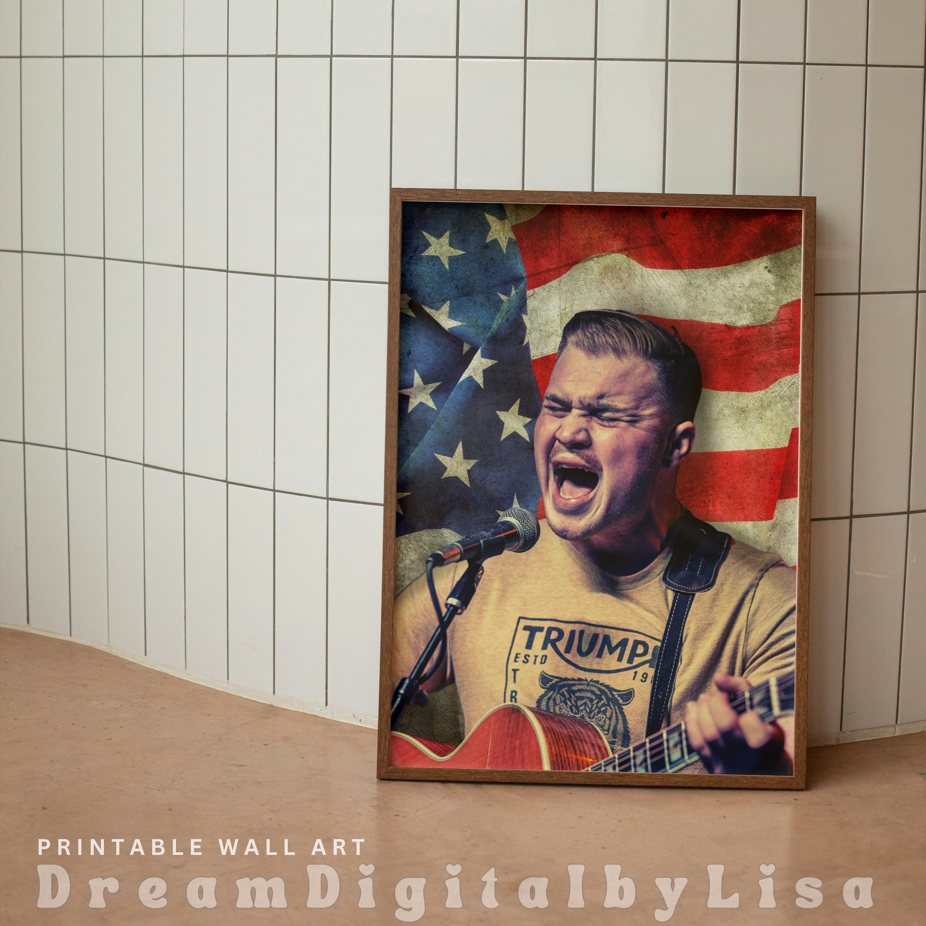 Zach Bryan Printable Poster Zach Bryan Country Music Wall Art INSTANT ...