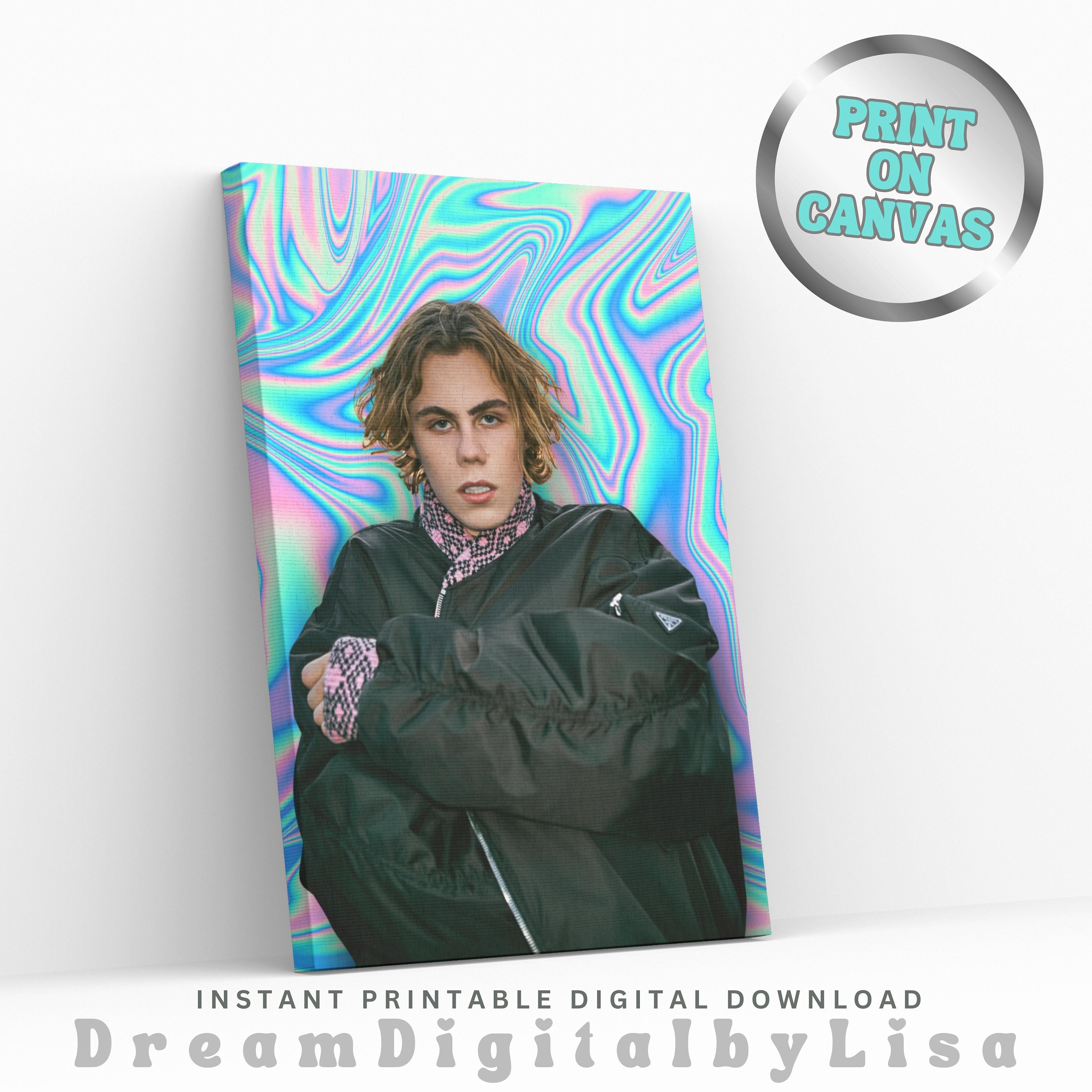 The Kid Laroi Printable Poster the Kid Laroi Gift Holographic Print ...