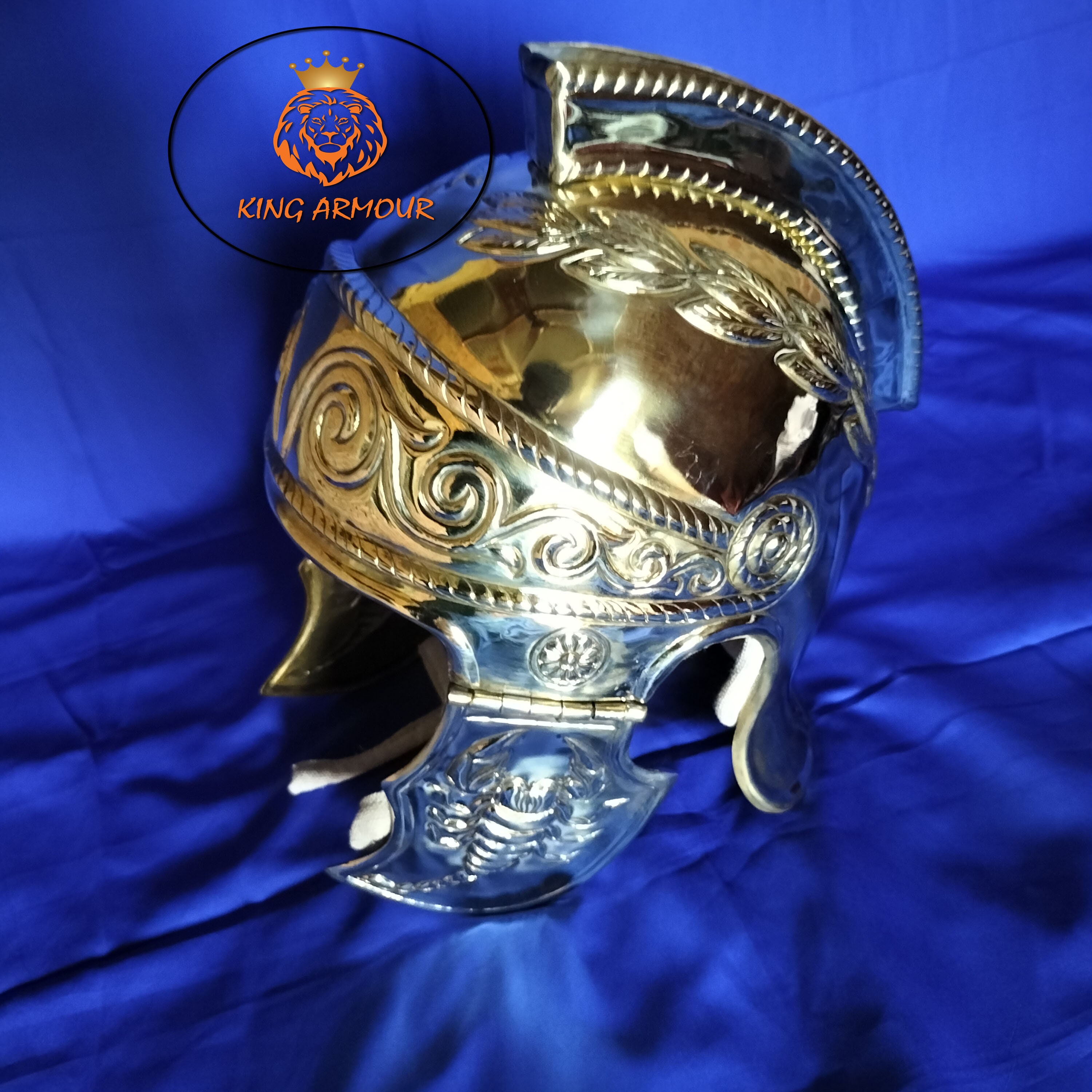 Roman Praetorian Brass Helmet Inspired by the Bas Reliefs of ...