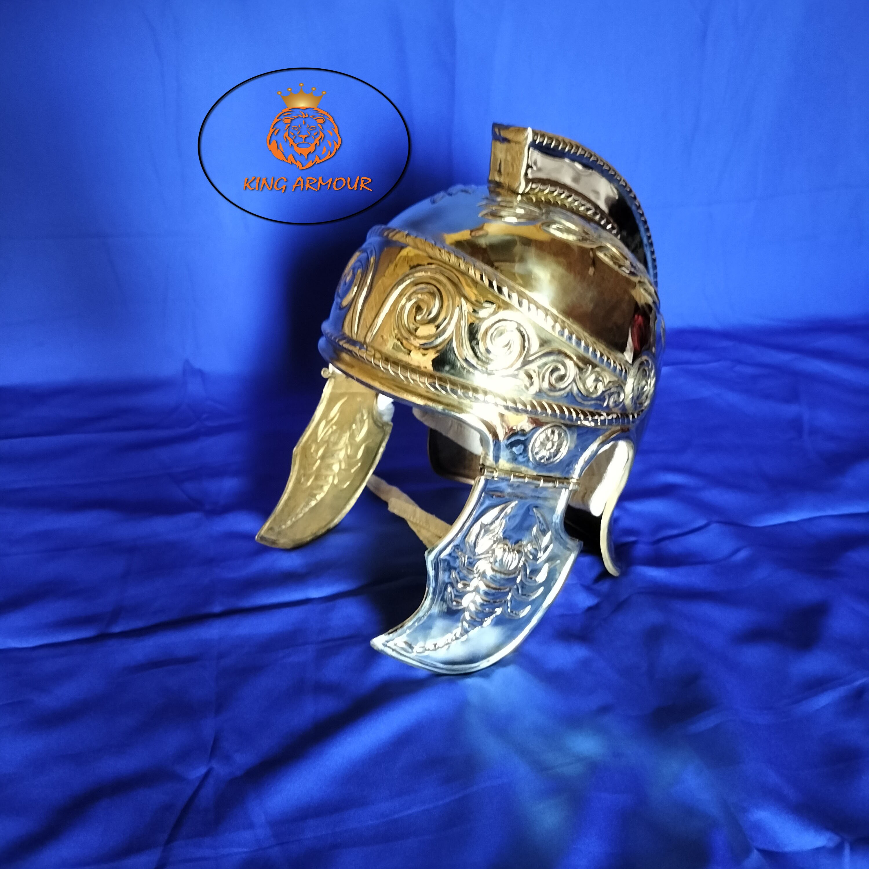 Roman Praetorian Brass Helmet Inspired by the Bas Reliefs of ...