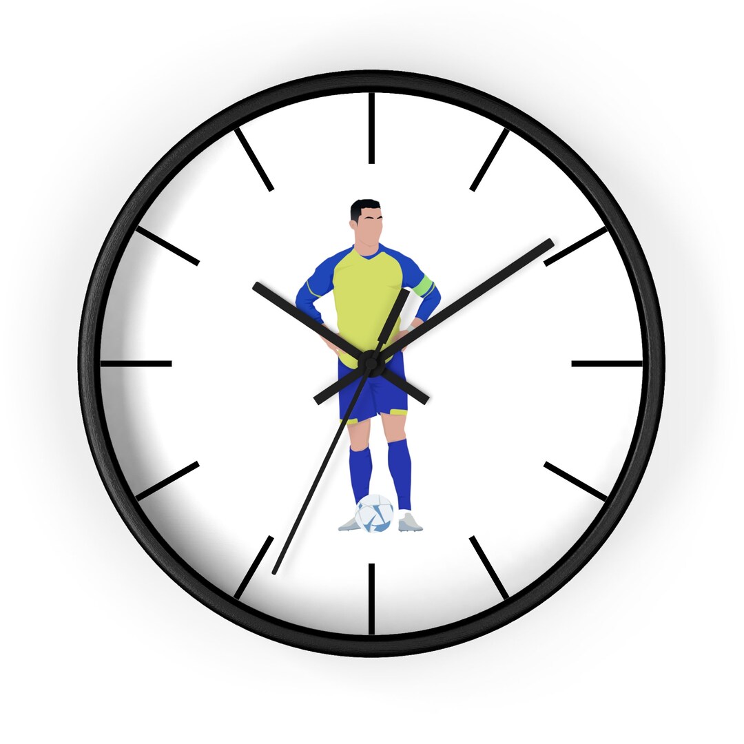 Cristiano Ronaldo Al Nassr Wall Clock - Etsy Australia