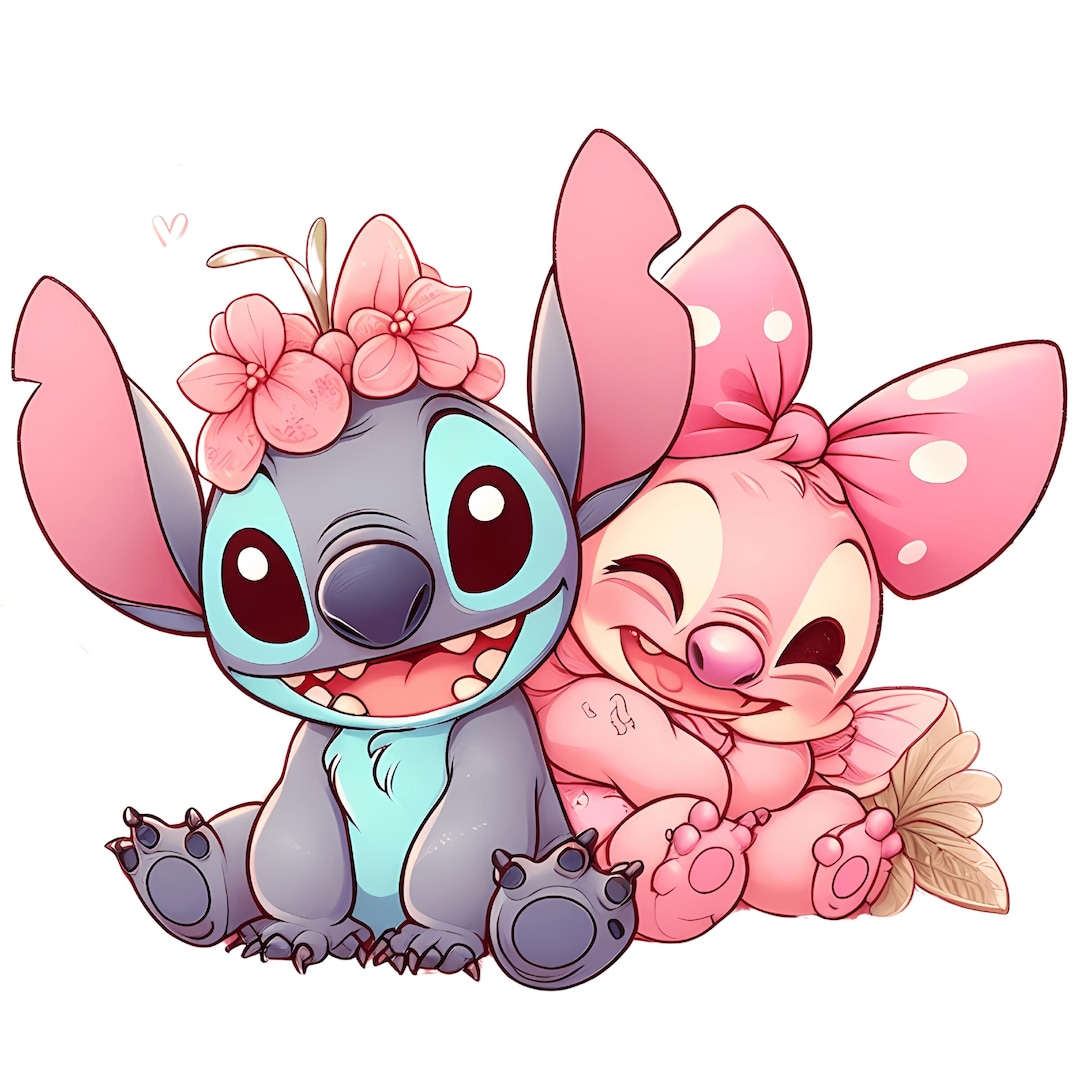 9 Stitch PNG, Stitch, Stitch Shirt, Pink Outfit, Pink, Disney, Cartoon ...