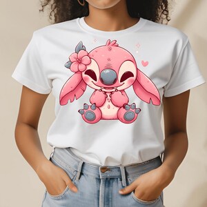 9 PNG Pink Stitch Watercolor Design PNG File for Sublimation, High ...