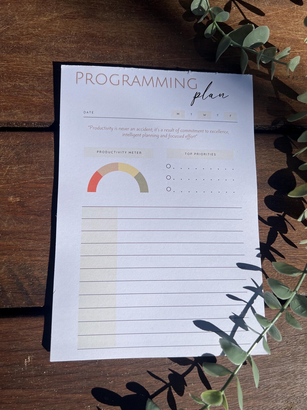 Educator Programming Planner - Etsy Australia