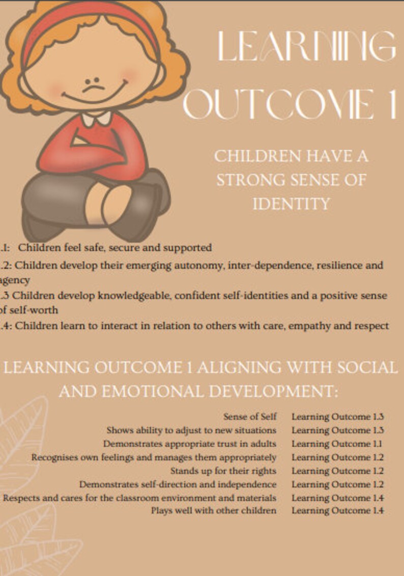 Early Years Learning Framework Analysis Helper - Etsy Australia