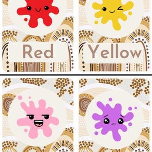 Letters, Auslan Signs, Numbers, Colours and Shapes Flashcards - Etsy