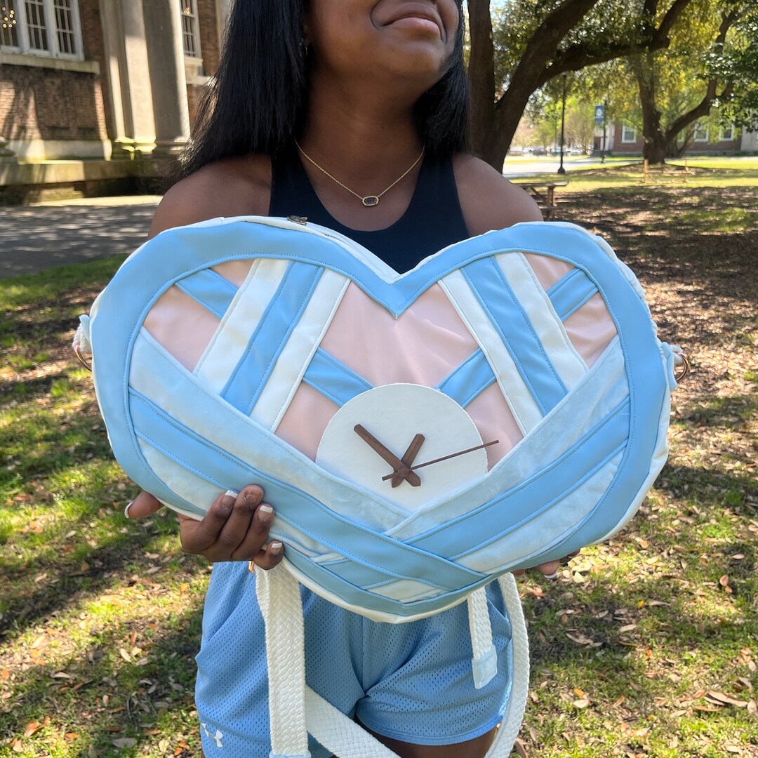 Heart Shaped Clock Bag - Etsy