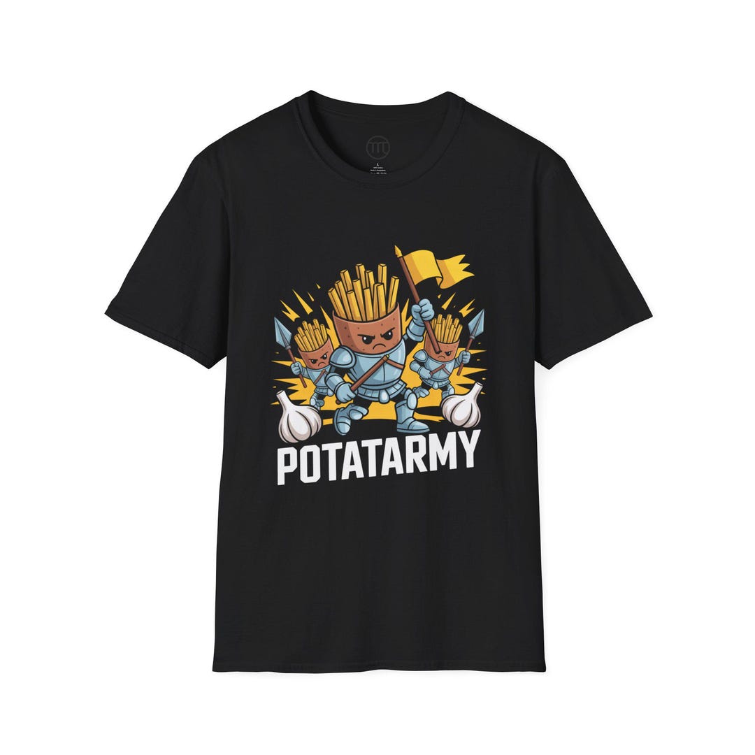 Funny Potato Troop Quote Potatarmy Meme Humor T-shirt Design, Tee ...