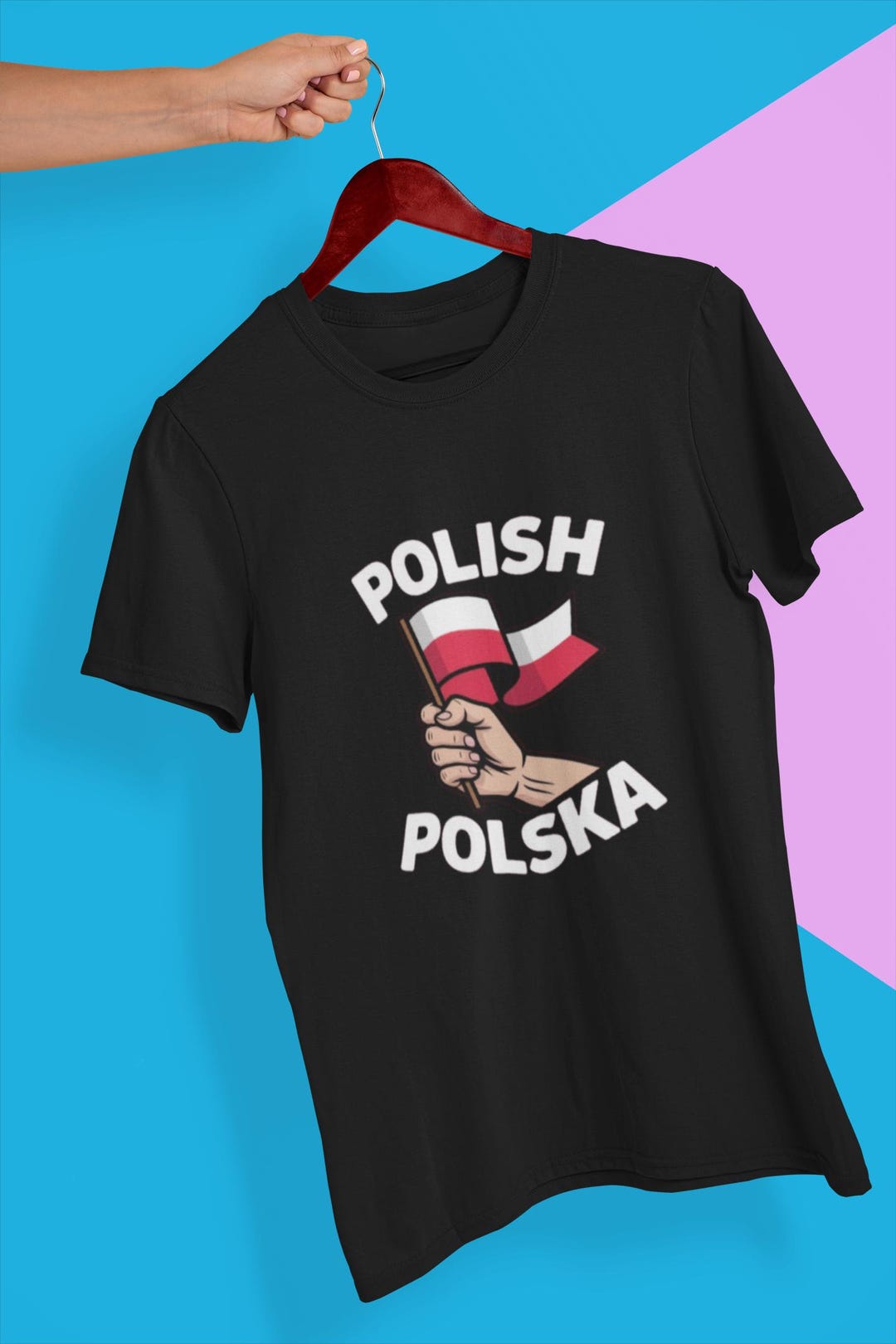 POLISH FANS, Polska Design With Red and White Power. Great for Sports ...