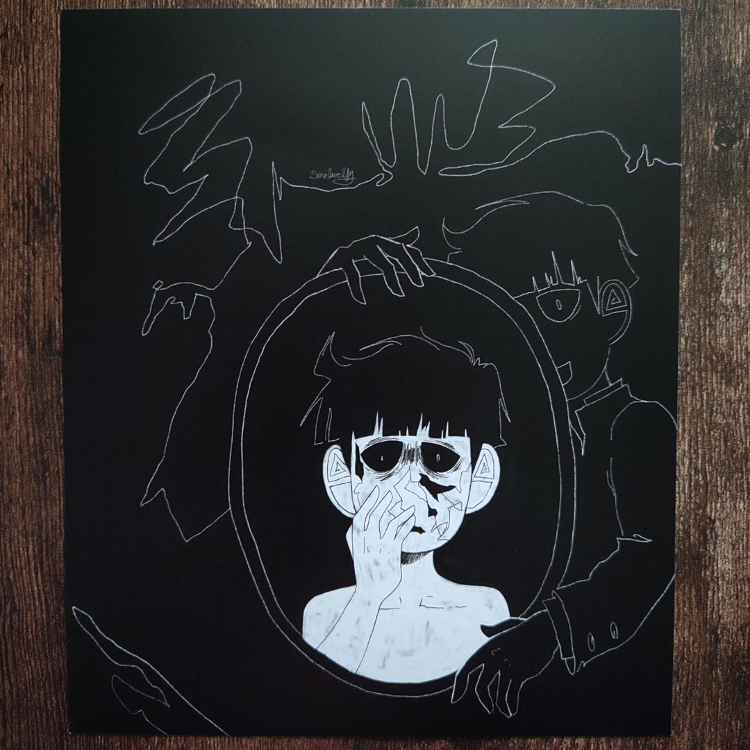 MP100 Mob Mirror Artprint - Etsy