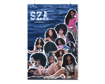 SZA SOS Album Art Poster Home Decor Wall Art Album Cover Art - Etsy