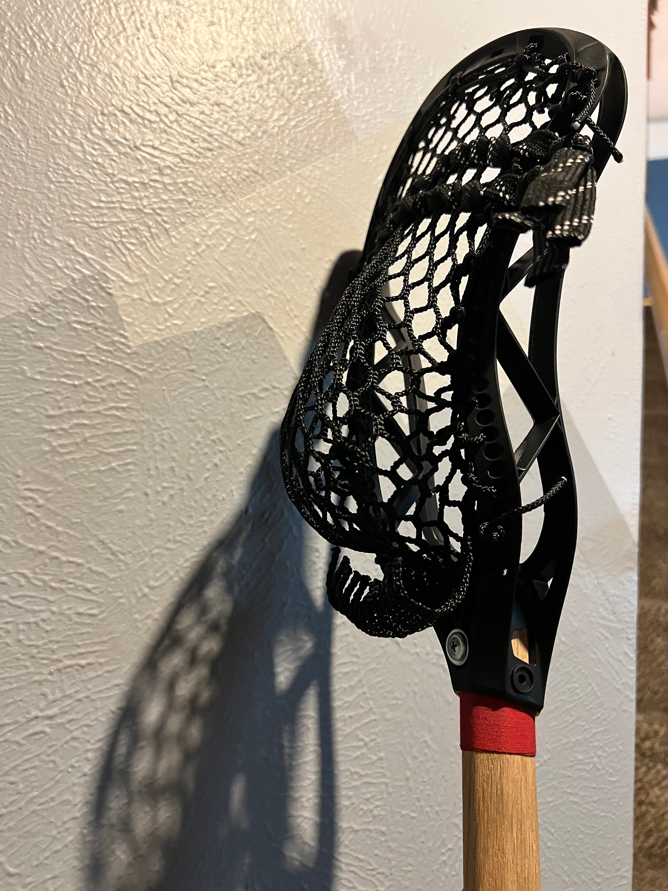 Oak Wood Lacrosse Stick -complete Stick With Head - Etsy