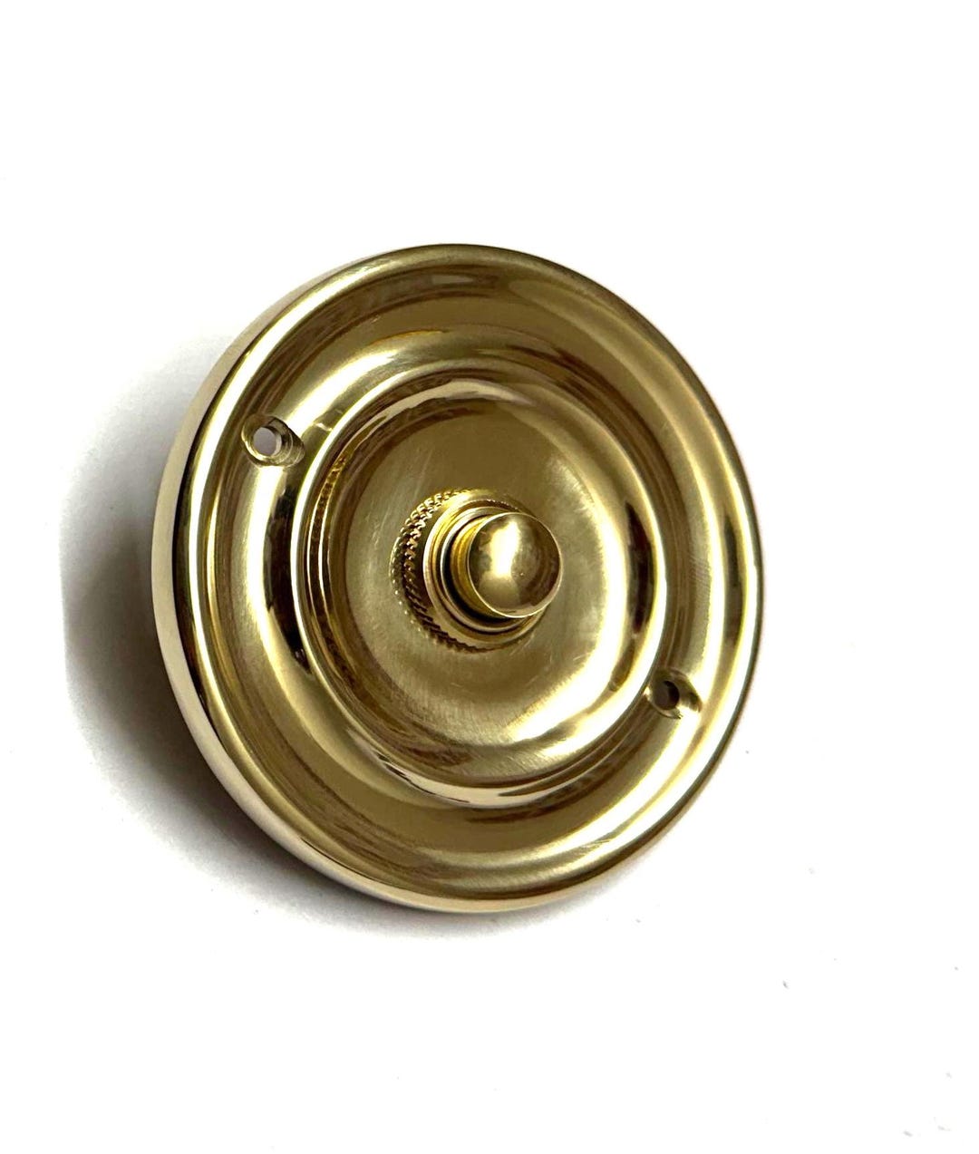 Vintage Solid Brass 'paragon' Bell Push: Edwardian Doorbell Button - Etsy
