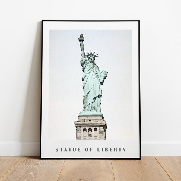 Statue of Liberty Poster - Etsy