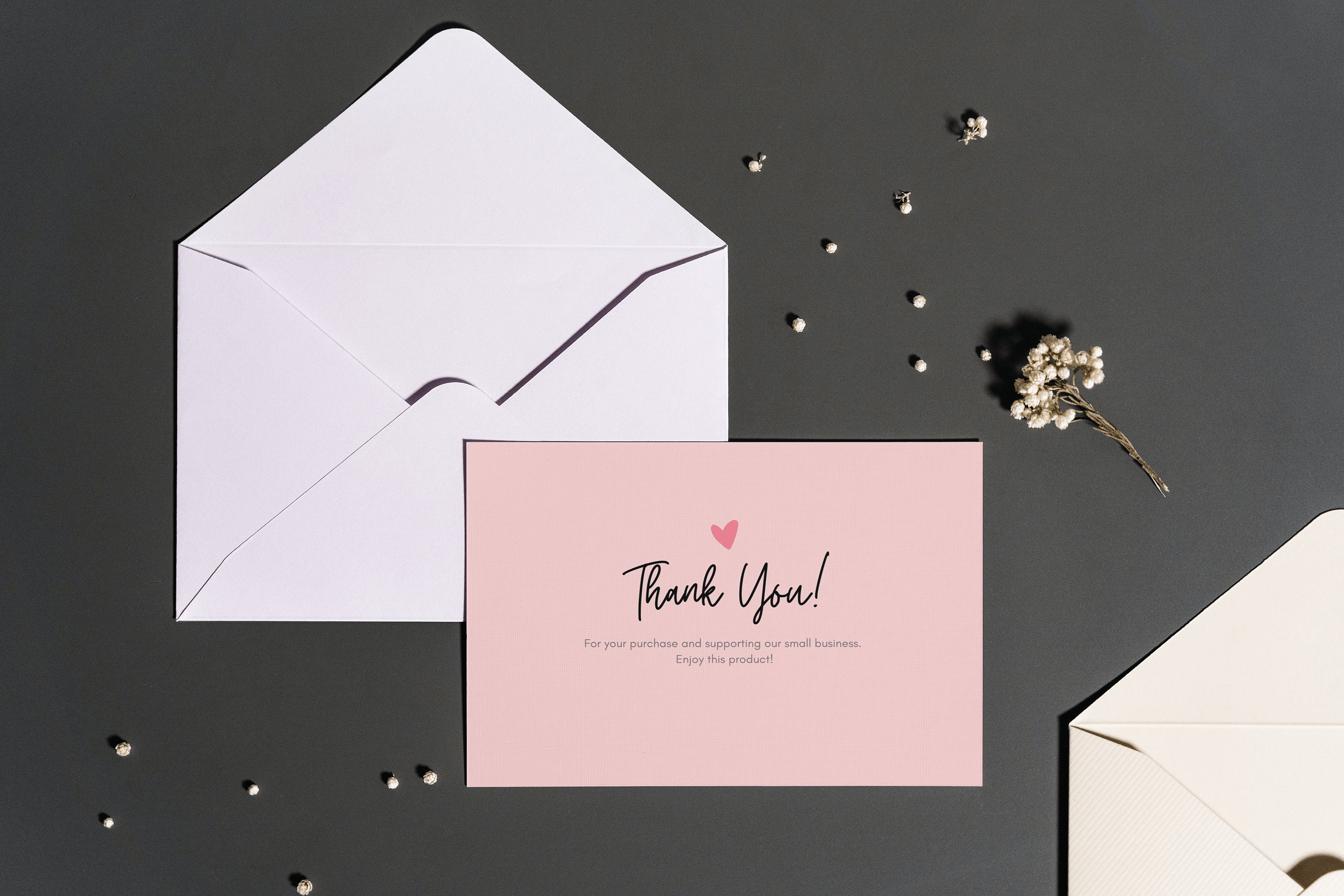 Digital Printable Thank You Card | Instant Download | Business Thank ...