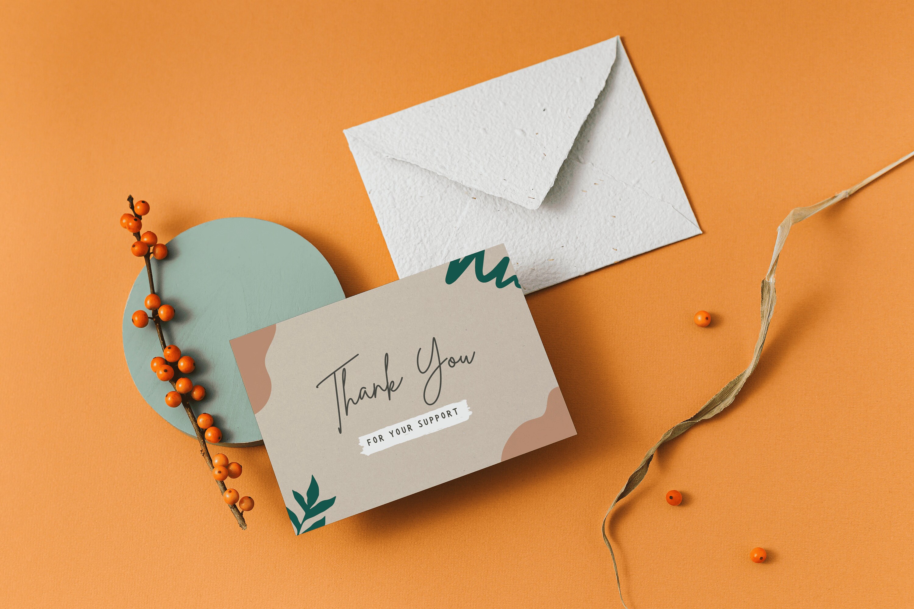 Digital Printable Thank You Card | Instant Download | Business Thank ...