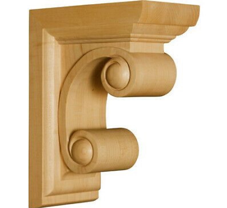 Hand-carved Wood Corbel Carving Large Classic Open Handcrafted Lovers ...