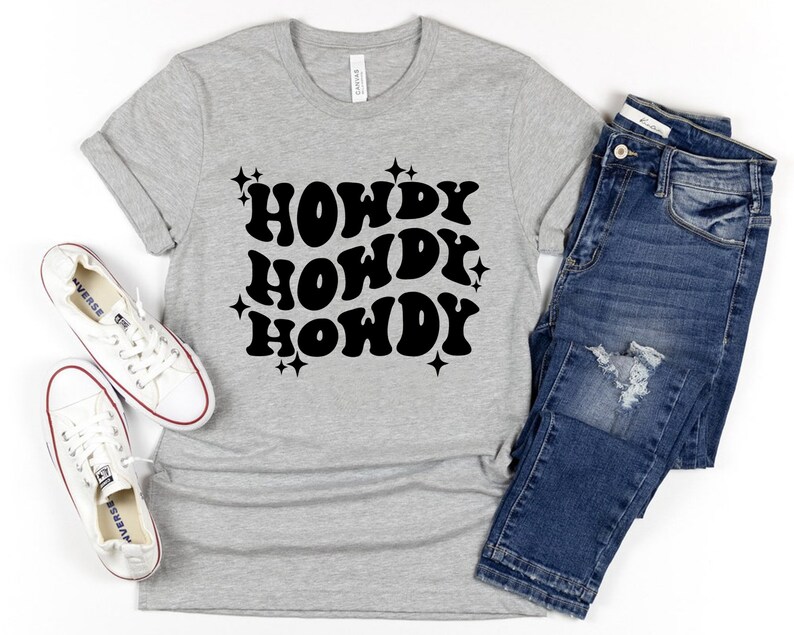 Howdy Howdy Svg Wavy Letters Svg Cowboy Svg Digital - Etsy