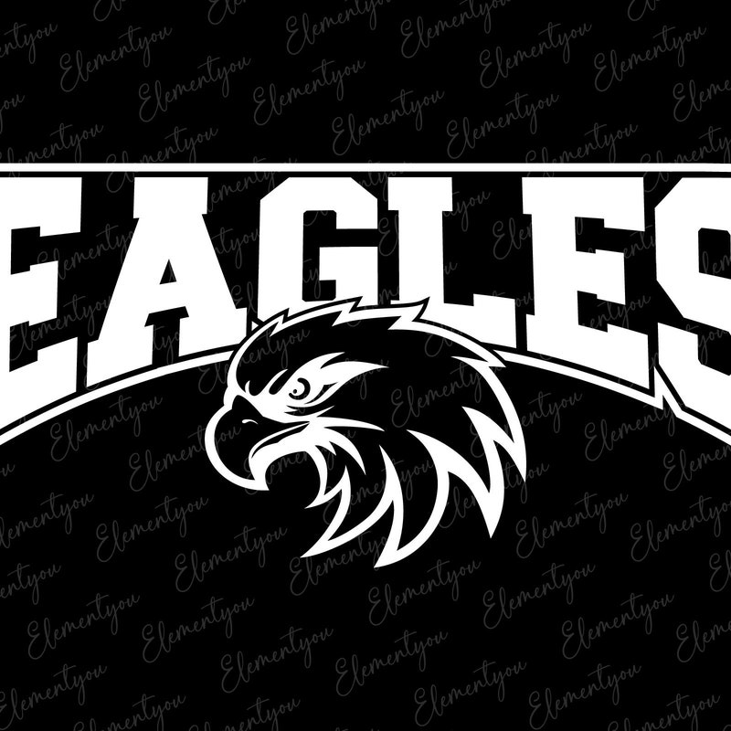Eagle Mascot Svg - Etsy
