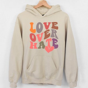Love Over Hate Svg, Wavy Stacked Svg, Digital Prints, Spread Love Svg ...
