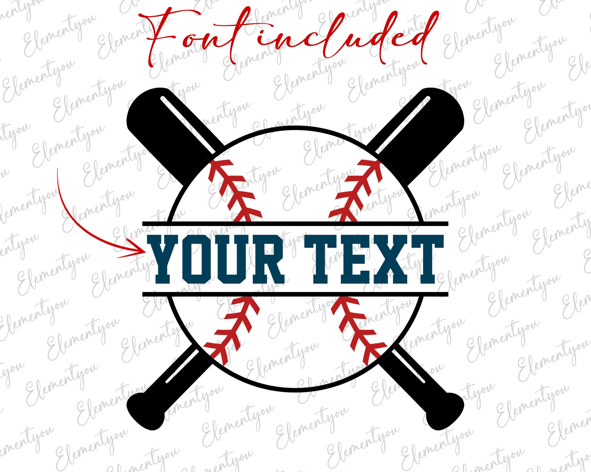 Baseball Svg Your Text Svg Monogram Svg Digital Download - Etsy Canada