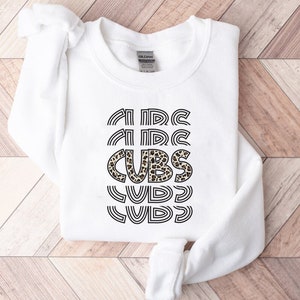 Cubs Stacked Svg, Cubs Leopard Png, Mascot Sublimation, Pride Mascot ...