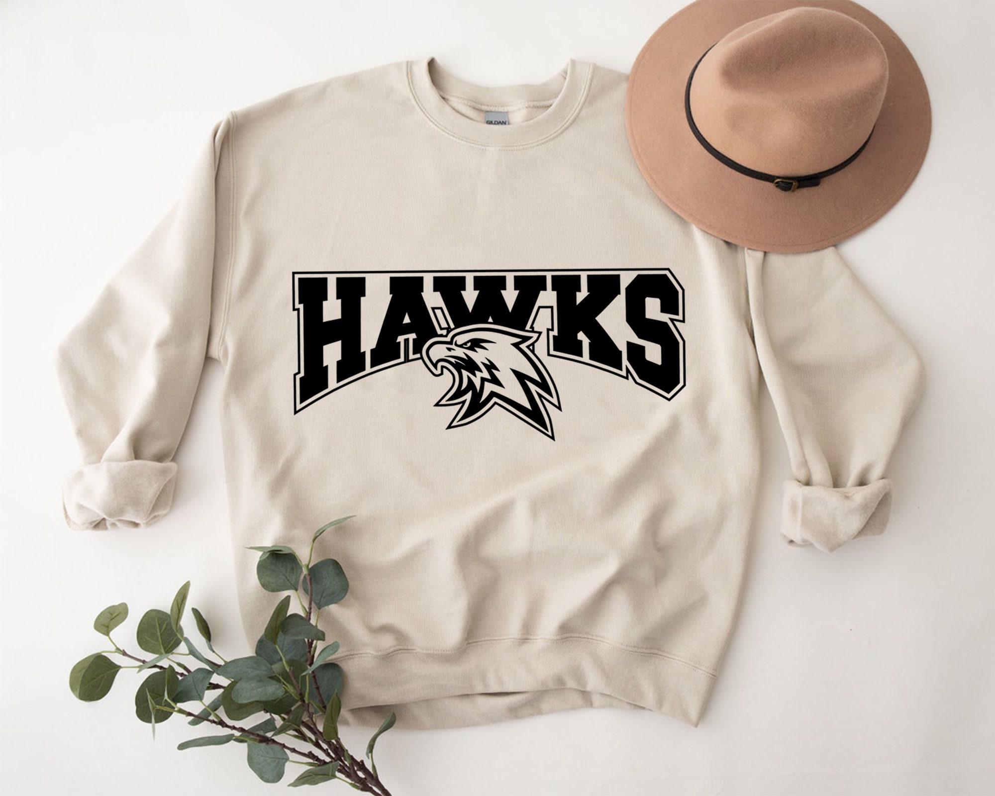 Hawks Mascot Svg Hawks Svg Descarga digital Sublimación de - Etsy México