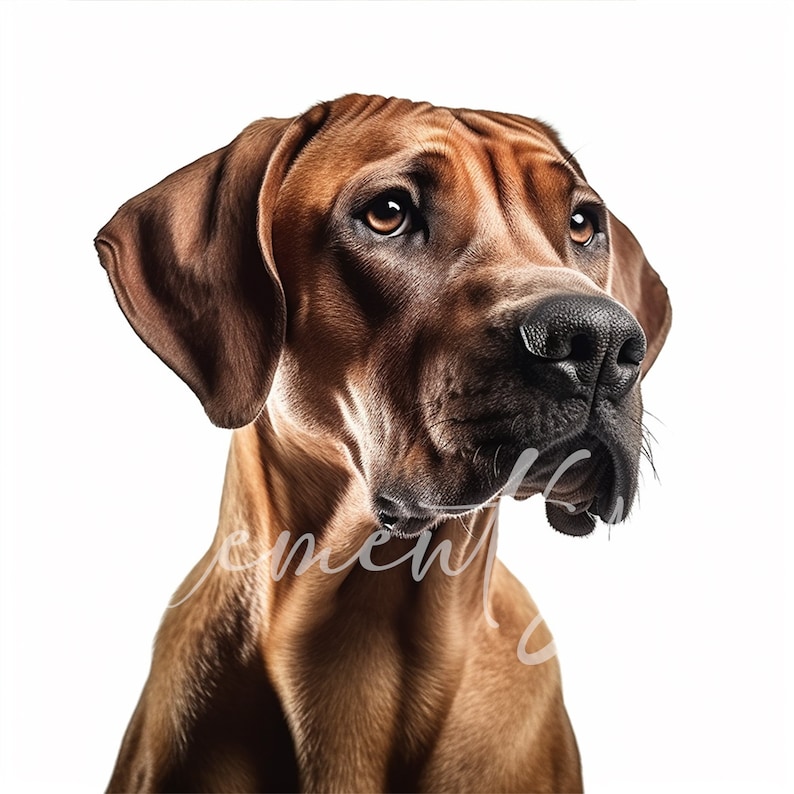Rhodesian Ridgeback Clipart, 12 High Quality Jpgs, Dog Clipart, Digital ...