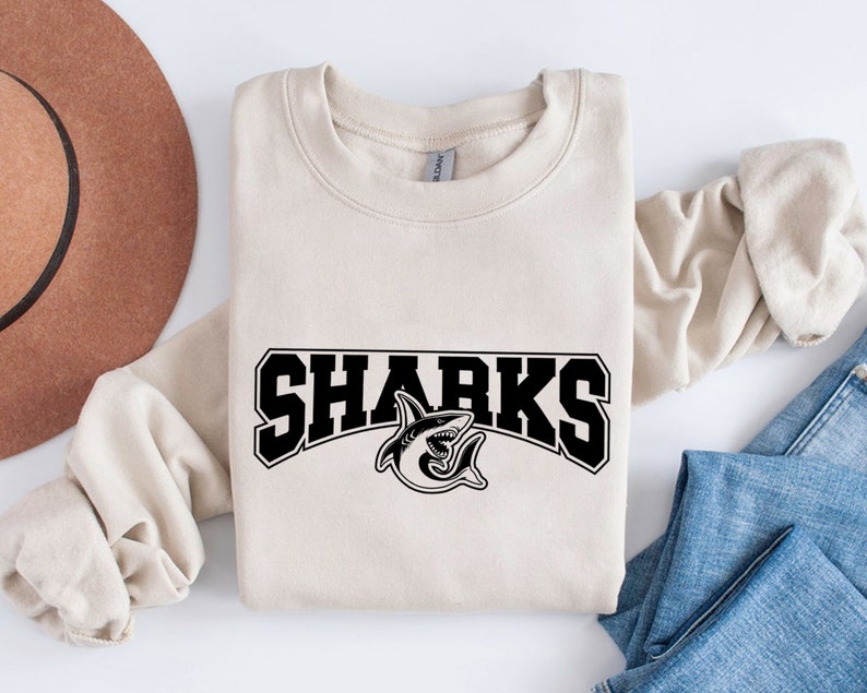 Sharks Mascot Svg Sharks Svg Digital Download Mascot - Etsy