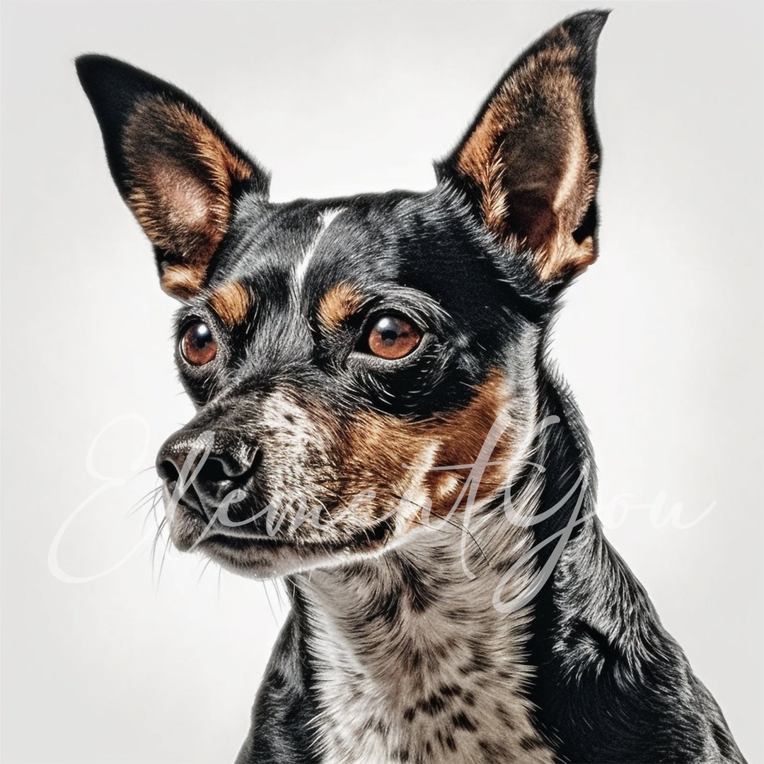 Rat Terrier Clipart, 12 High Quality Jpgs, Dog Clipart, Digital Paper ...