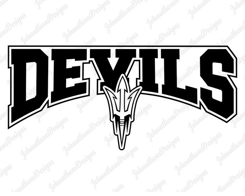 Devils Mascot Svg Devils Svg Digital Download Mascot - Etsy