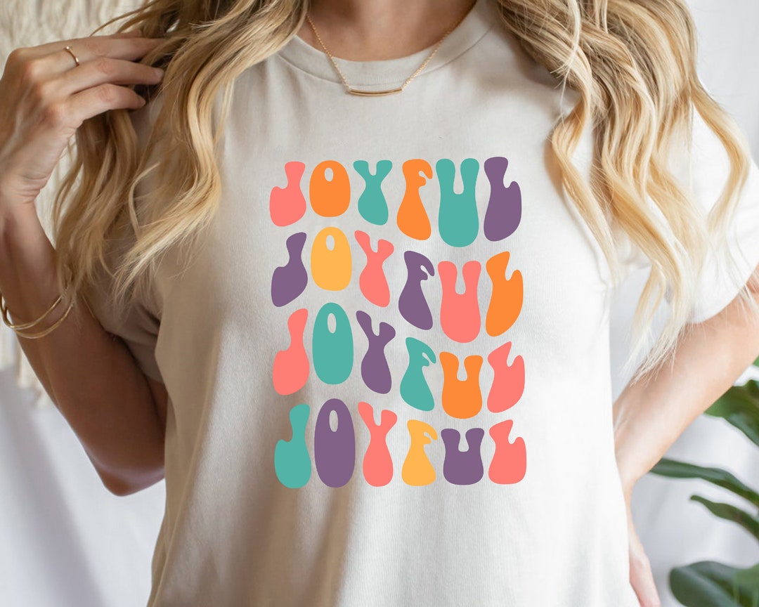 Joyful Svg, Wavy Letters Svg, Christmas Svg, Holly Jolly Svg, Xmas Svg ...