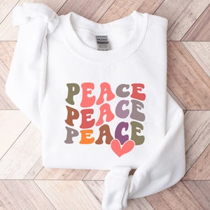 Peace Svg, Wavy Stacked Svg, Digital Prints, Peace Sign Svg, Peace Word ...