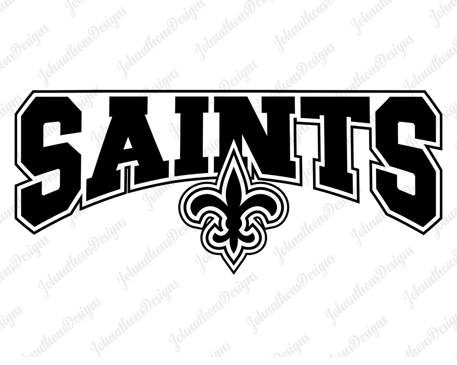 Saints Mascot Svg Saints Svg Digital Download Mascot - Etsy