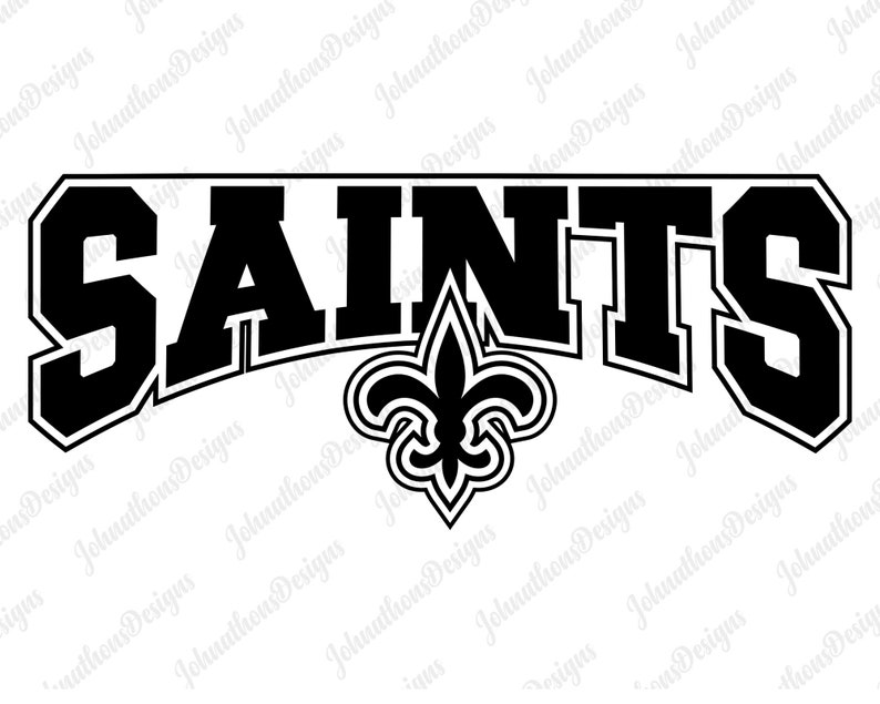 Saints Mascot Svg Saints Svg Digital Download Mascot - Etsy