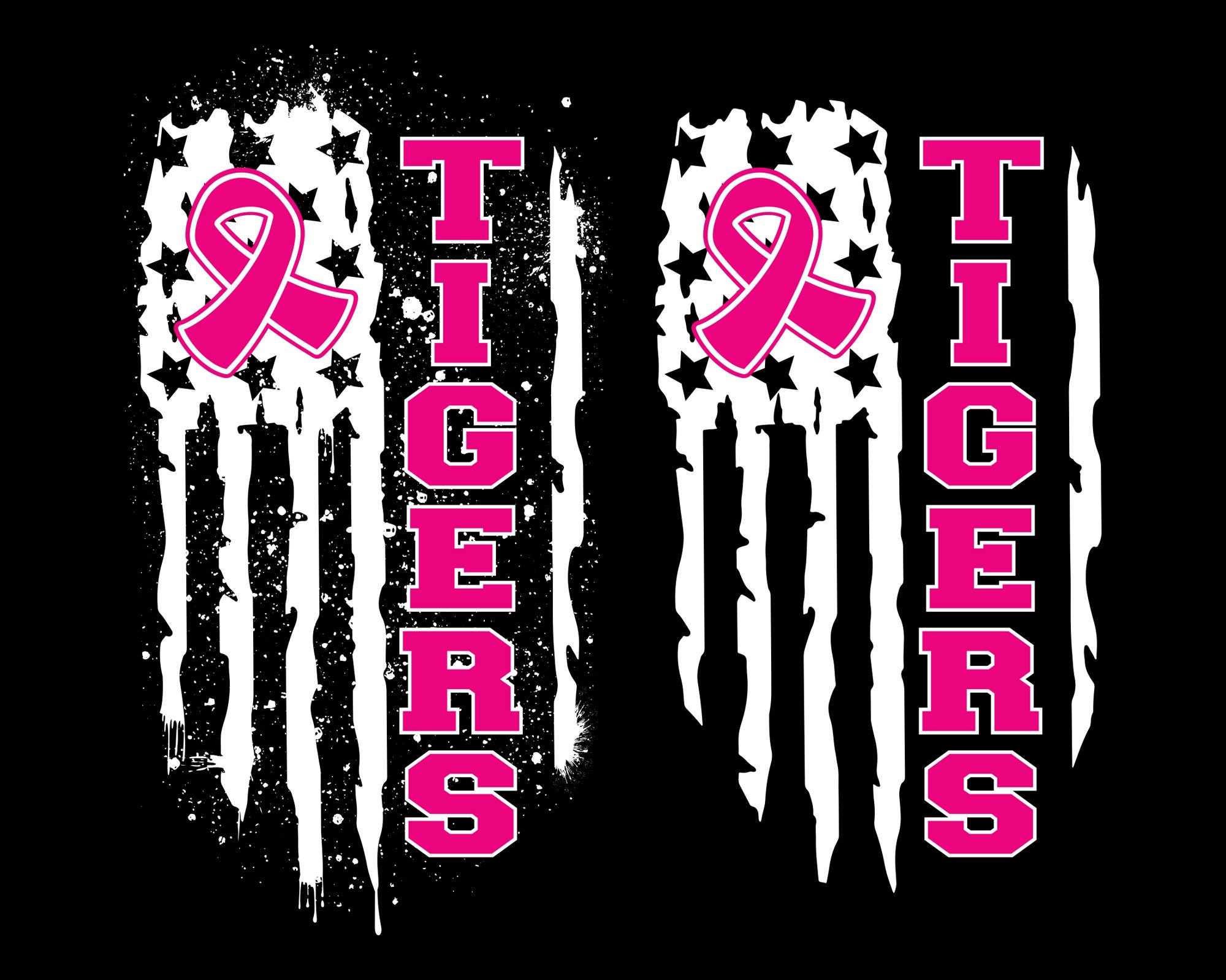 Tigers Cancer Svg Printable Tigers Mascot Svg Cancer - Etsy