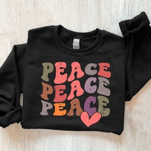 Peace Svg, Wavy Stacked Svg, Digital Prints, Peace Sign Svg, Peace Word ...