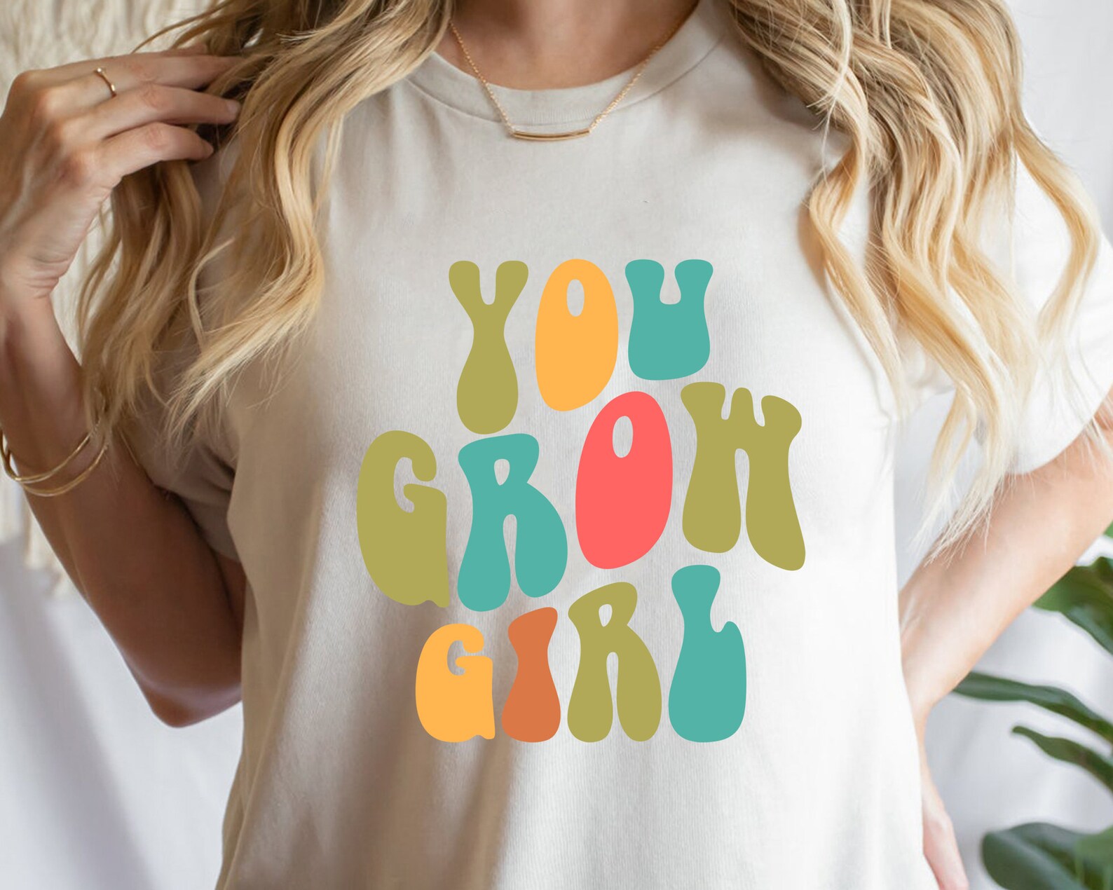 You Grow Girl Svg Digital Vector Inspirational Svg Retro - Etsy