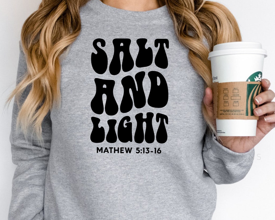 Salt and Light Svg, Wavy Letters Svg, Bible Verse Svg, Christian Svg ...