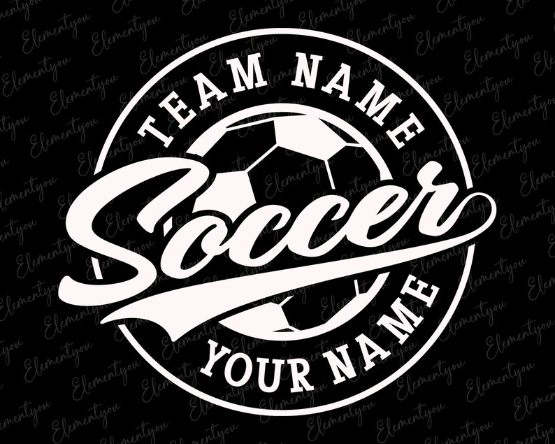 Soccer Svg Team Name Svg Game Day Svg Digital Downloads - Etsy